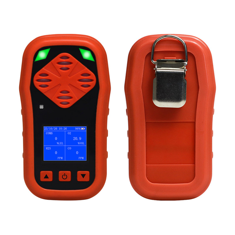 High Sensitive Portable Multi Gas Detectors CH4 H2S O2 CO 4 In 1 ...