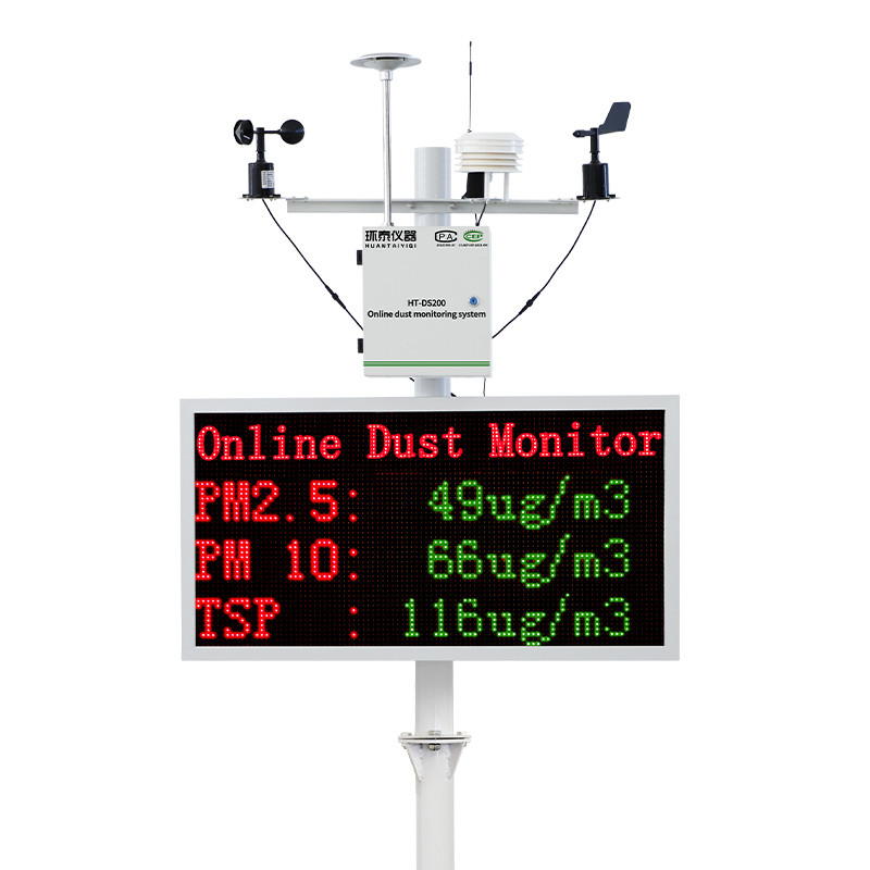 Real Time Dust Monitoring System TSP Air Quality Monitoring Device PM2 ...